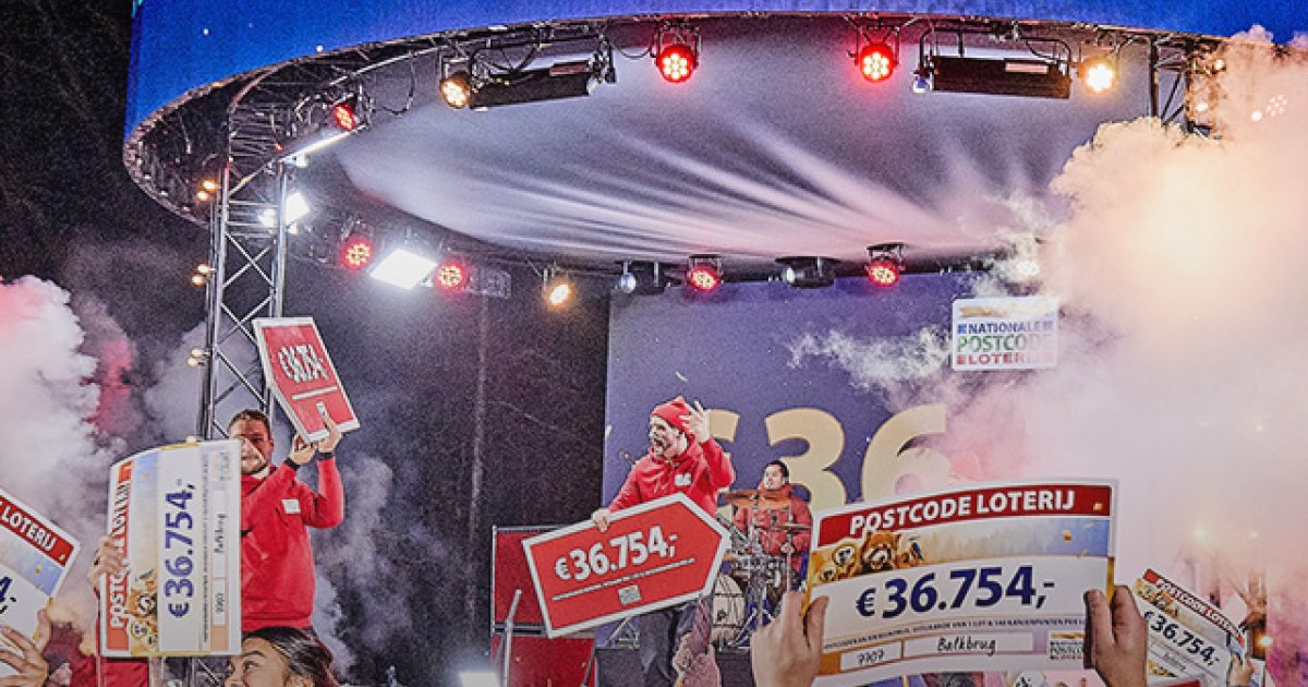682 winnaars PostcodeKanjer verdelen € 29,85 MILJOEN tijdens feest in ...