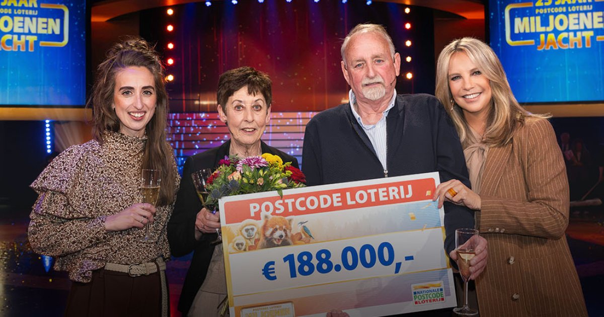 Evert wint € 188.000,- tijdens jubileumseizoen Postcode Loterij ...