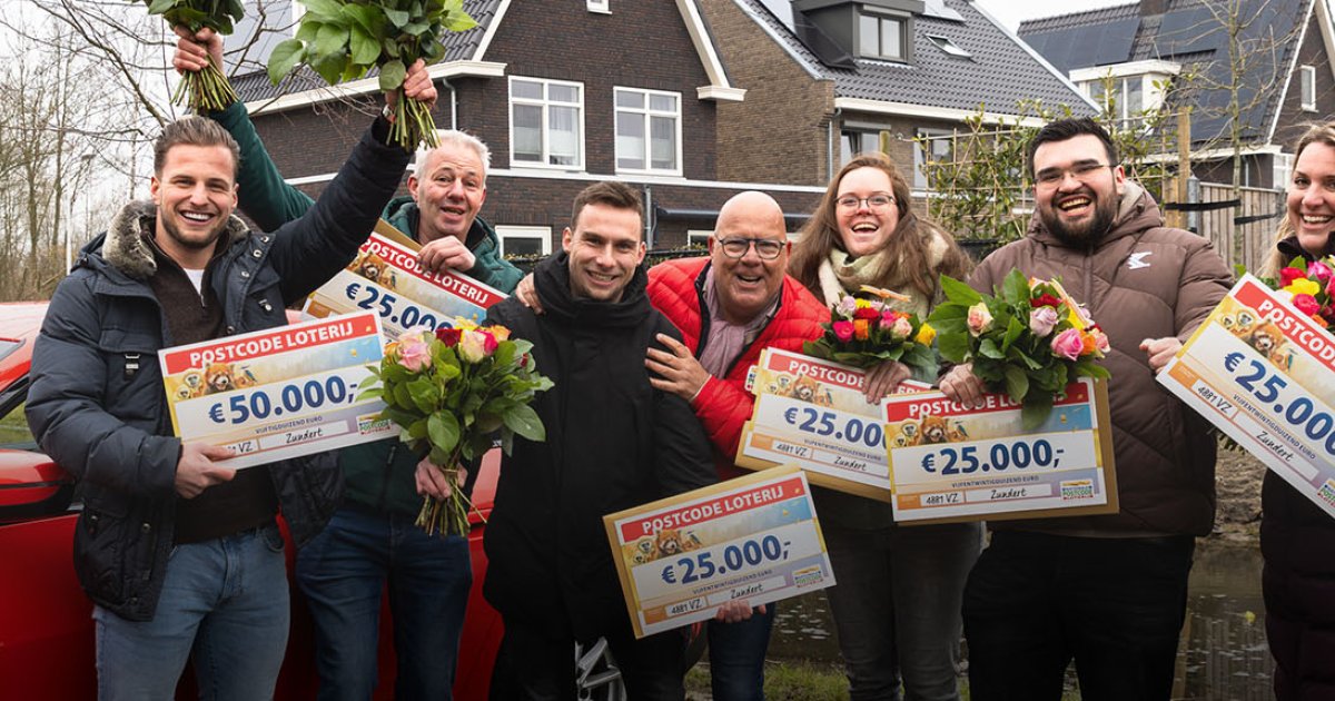 PostcodeStraatprijs valt in Zundert - Postcode Loterij