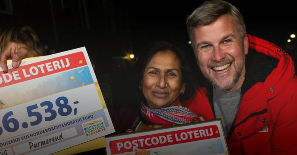 Bea zondagavond verrast met € 475.000,- - Postcode Loterij