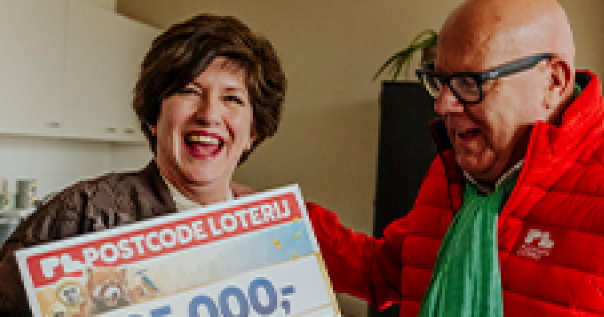Eindelijk een keer geluk - Postcode Loterij