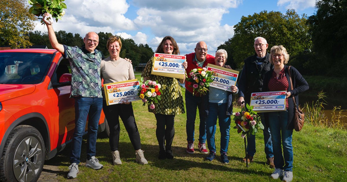 Inwoners Vlagtwedde winnen samen € 100.000,- - Nationale Postcode Loterij