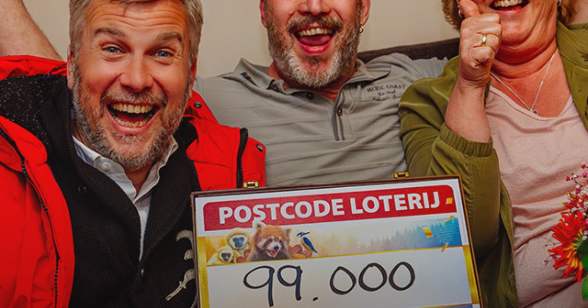 Marinka en Ronald uit Nuenen verrast met € 99.000,- - Postcode Loterij