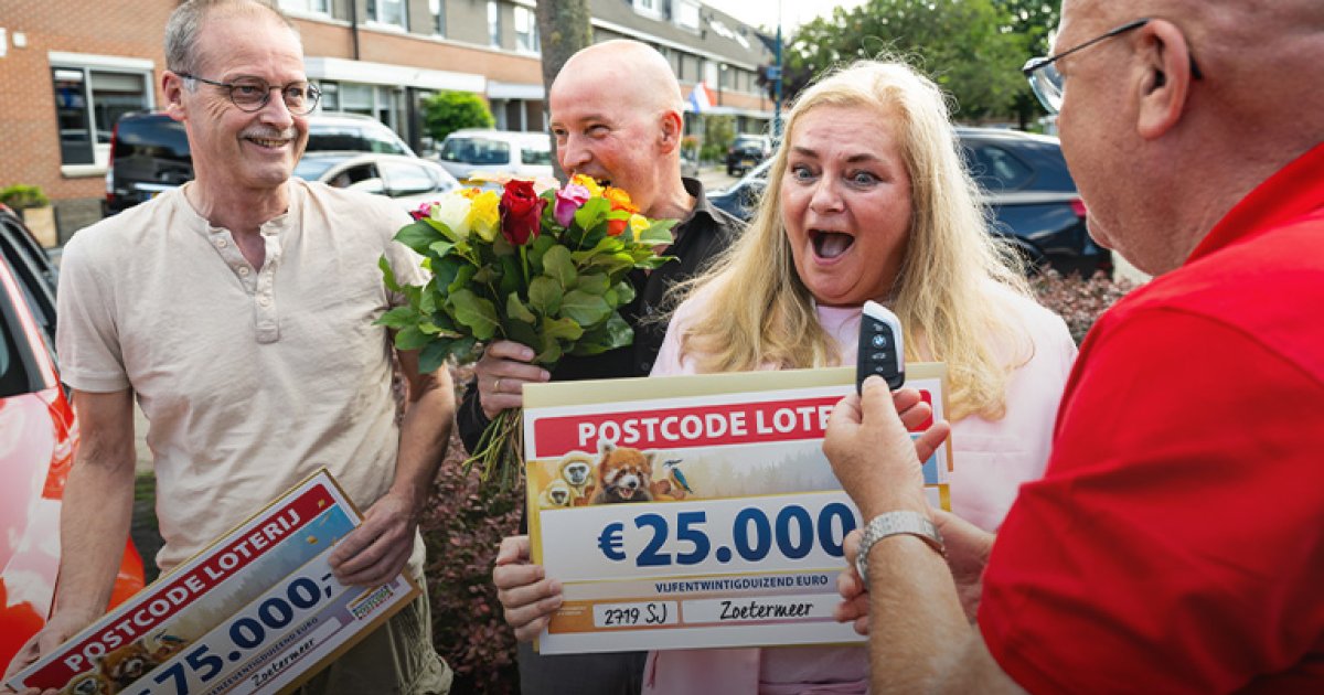 Negen inwoners Zoetermeer winnen samen € 325.000,- - Nationale Postcode Loterij