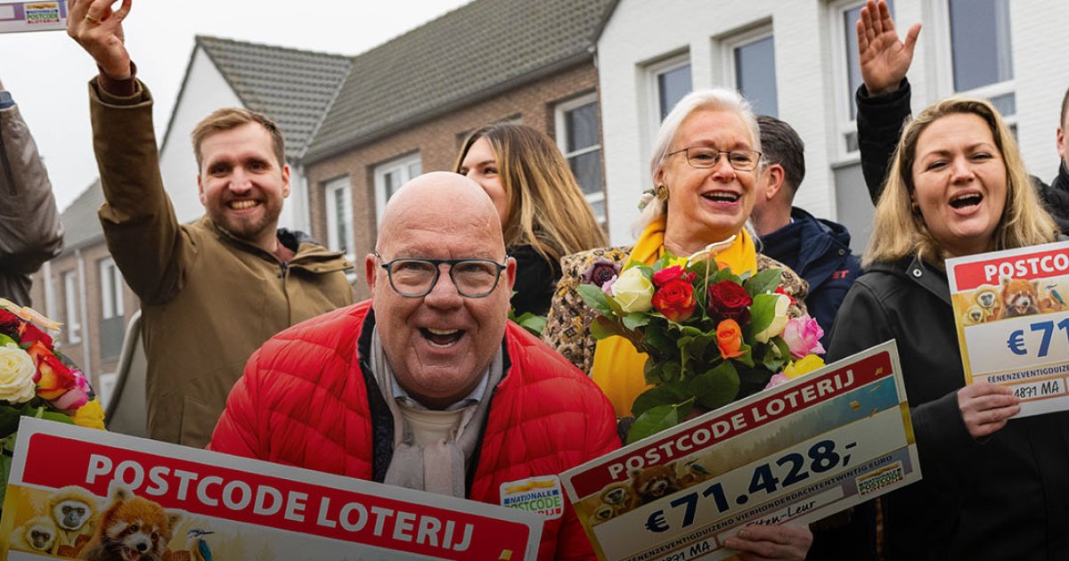 Tien inwoners van Etten-Leur verdelen samen € 1 MILJOEN - Postcode Loterij