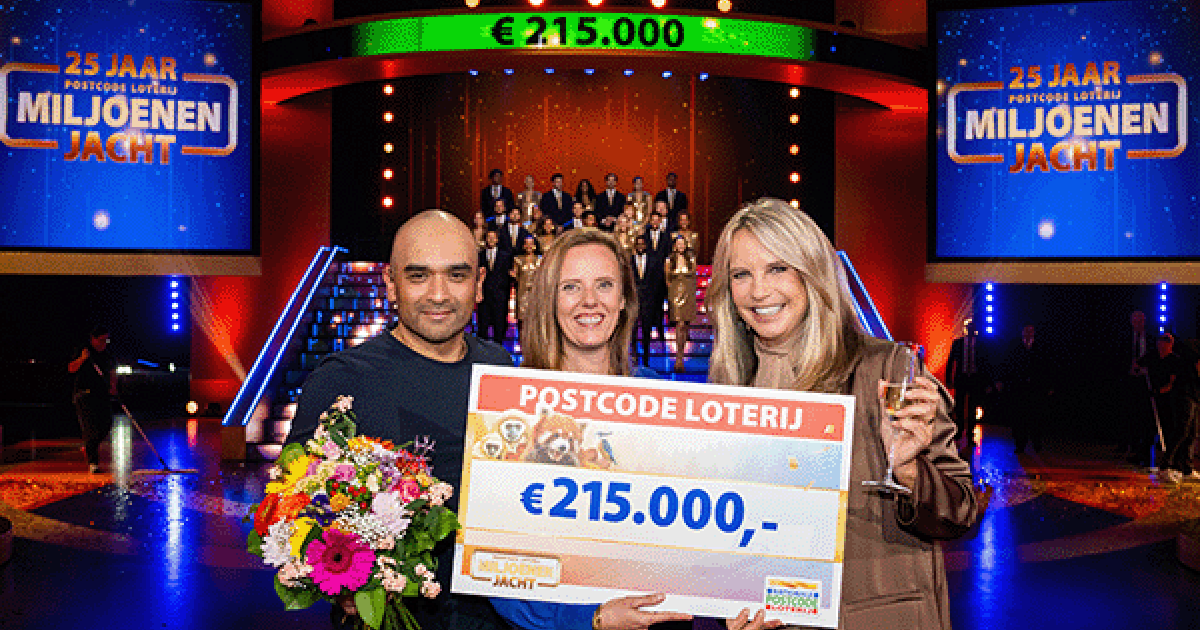 Uitslagen Miljoenenjacht show 4 - Nationale Postcode Loterij