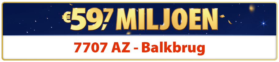 Bekijk hier de winnende postcode van de PostcodeKanjer van € 59,7 MILJOEN! - Nationale Postcode ...